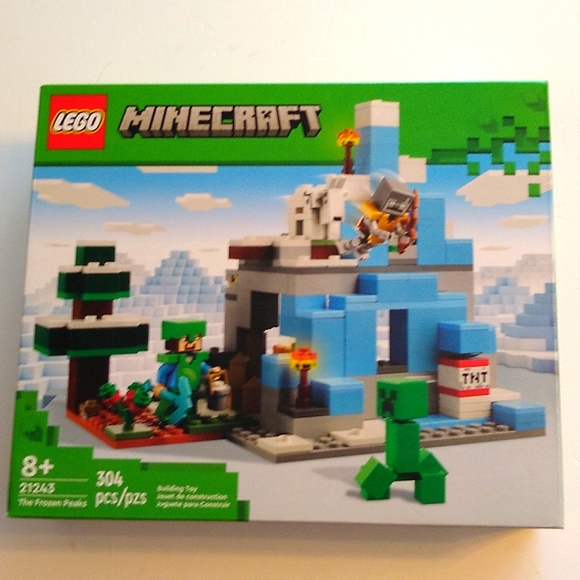 Lego | Toys | Lego Minecraft 2243 The Frozen Peaks | Poshmark
